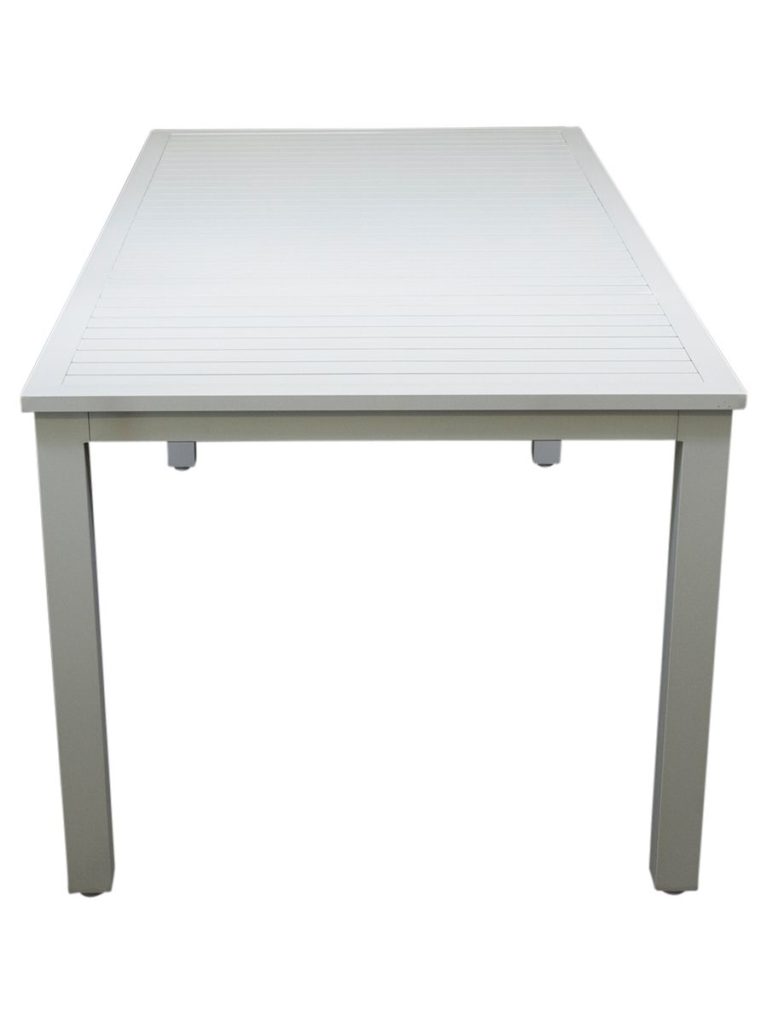 Slat Table 1800×1000 Gunmetal – Outdoor Living Commercial